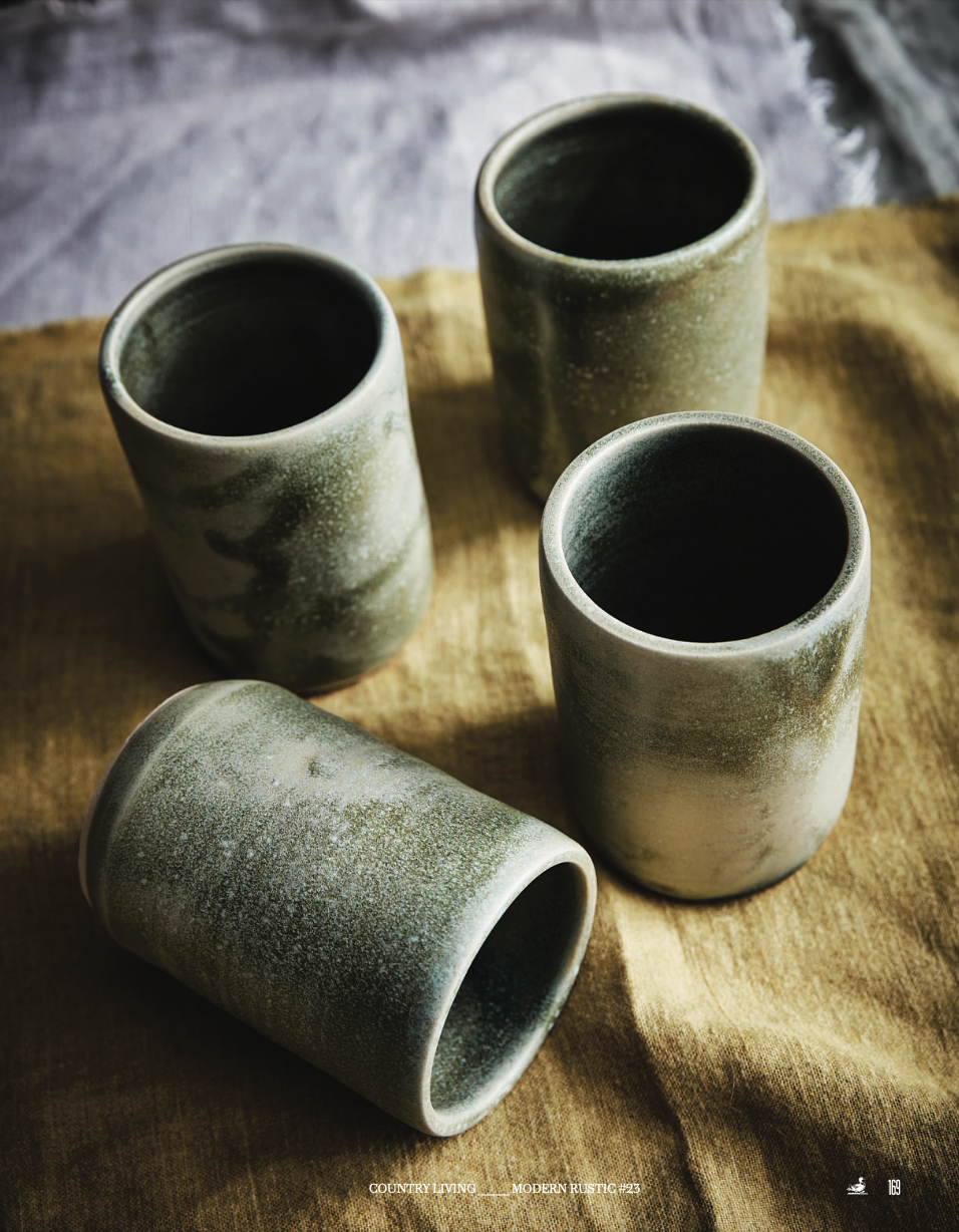 Green Ceramic Tumbler by Alice Passingham – Rebecca Arts