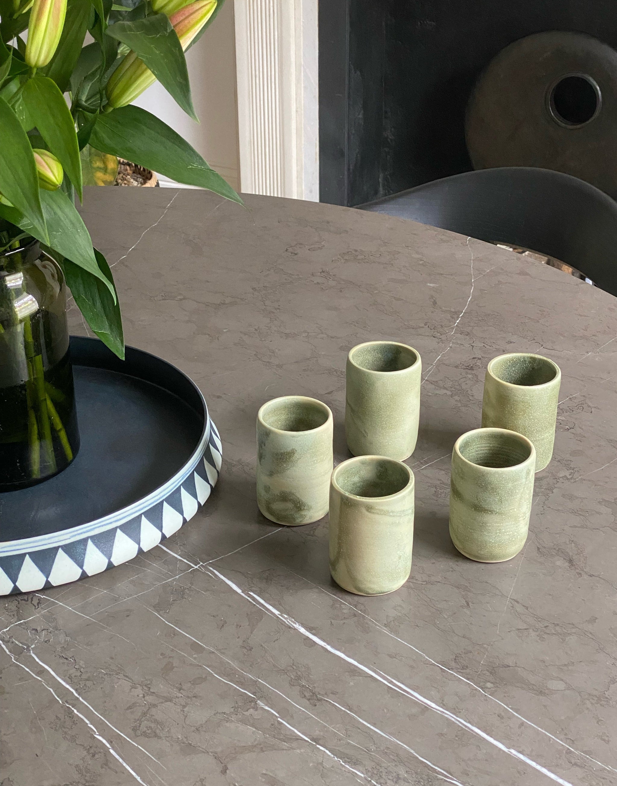 Green Ceramic Tumbler by Alice Passingham – Rebecca Arts